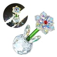 Crystal Sunflowers Statue Glass Dream Flower Collectible Figurine Home ...