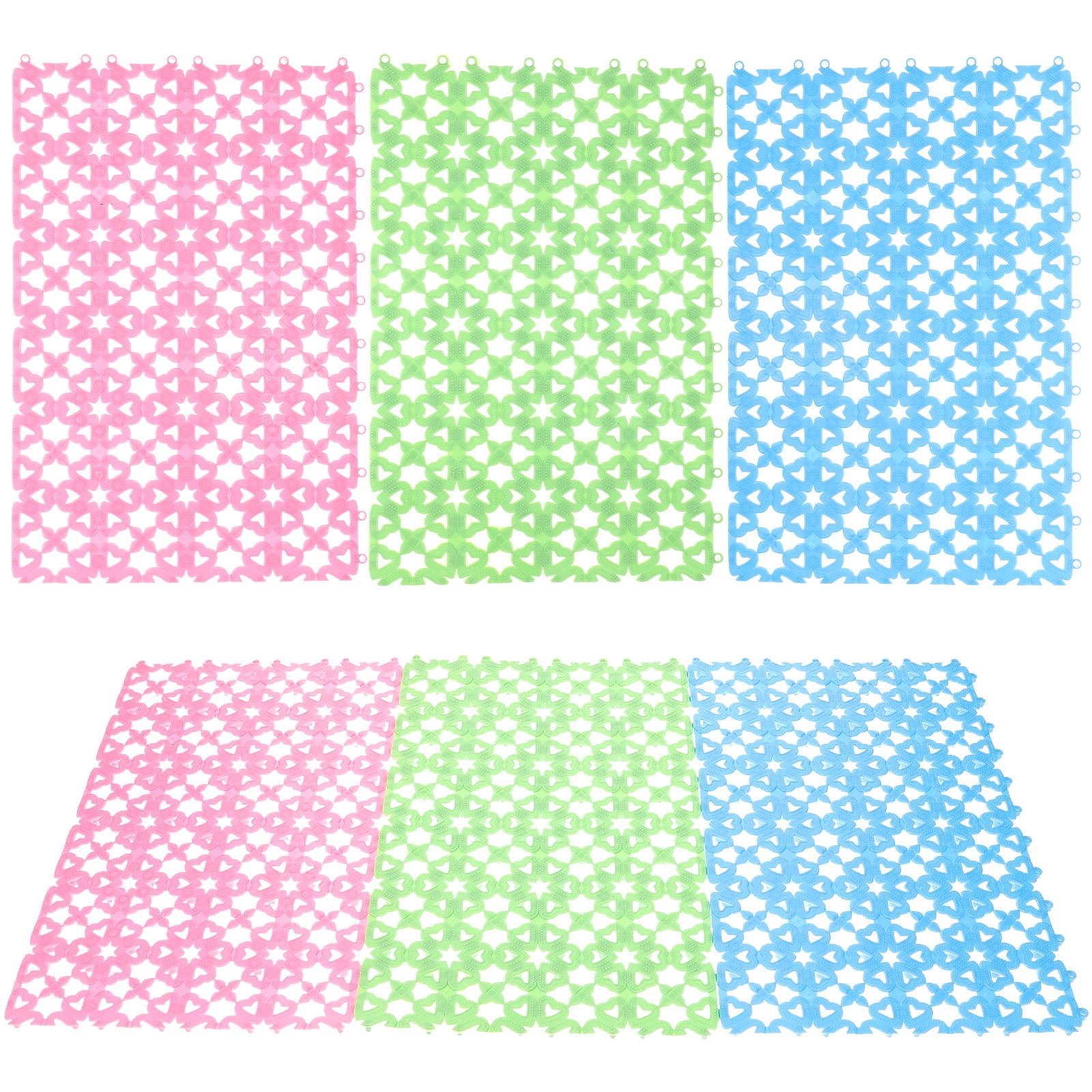 Click here for Oulii 6pack Rabbit Cage Mats Pe Anti-Slip Perfect... prices