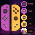SPBPQY Game Controller for Nintendo Switch, Neon Purple and Orange ...