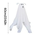 Halloween Ghost Dog Costume for Pets,Funny White Ghost Cloak with Ears ...