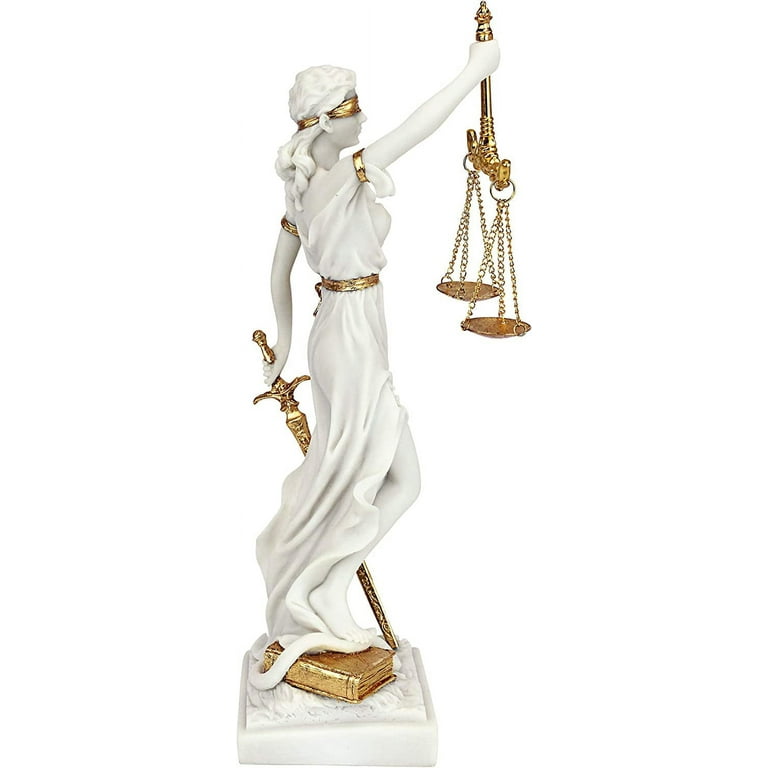 Blind Lady Justice Statue