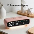 Yihuala Multipurpose Digital Alarm Clock with Clear LED Display ...
