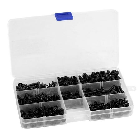 700pcs Self Tapping Screws Assorted Box Flanged Workshop Tappers DIY ...