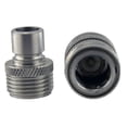 Quick Disconnect Garden Hose Fitting no stop 304 Stainless Steel Male x ...