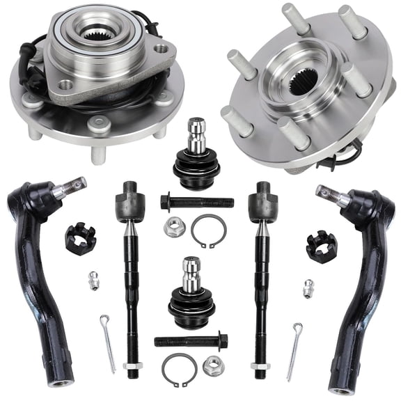 Detroit Axle - Front & Rear Wheel Bearing Hub for Nissan Altima Maxima ...