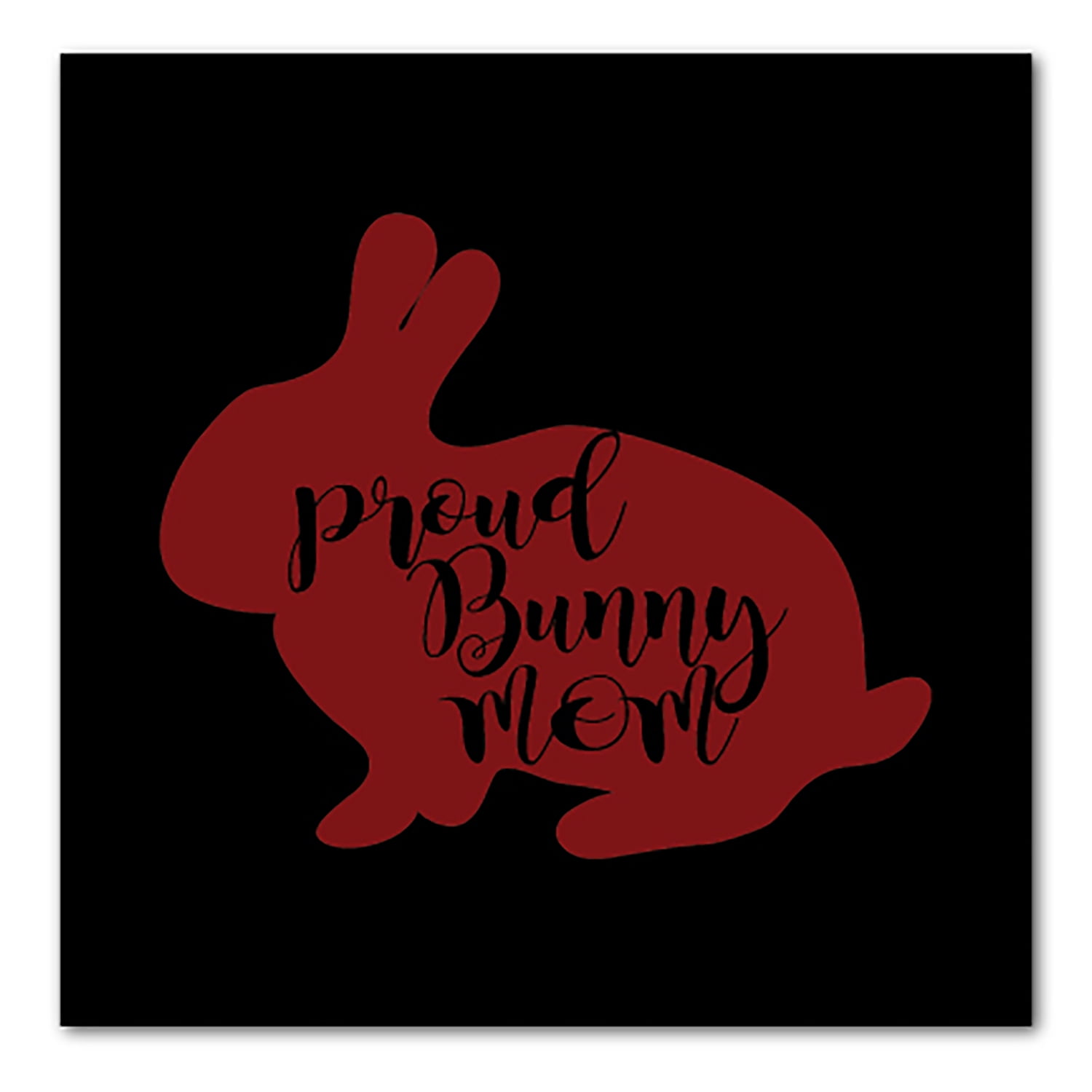 DistinctInk Custom Bumper Sticker - 8" x 8" Decorative Decal - Black ...