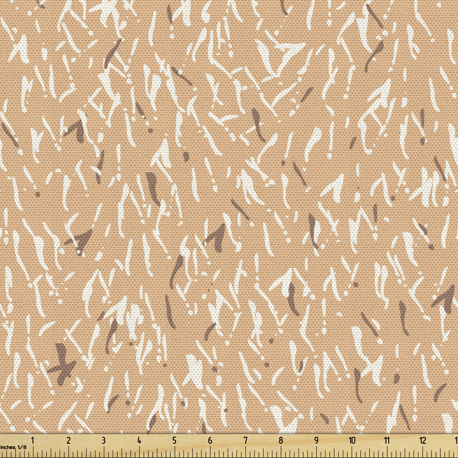 Abstract Fabric by the Yard, Repeating Random Brush Strokes Pattern on ...