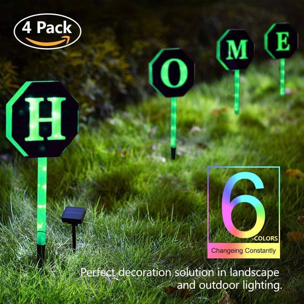 Home Signage Outdoor Solar Lights - Walmart.com