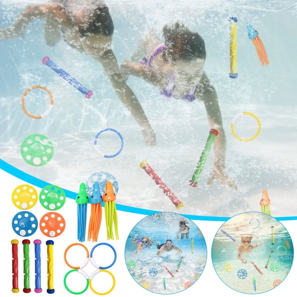 matoen Underwater Swimming Toys, Diving, Water Ring, Seaweed Torpedo ...