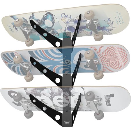 Skateboard Rack Wall Mount, Board Storage and Display Holder, Easy to ...