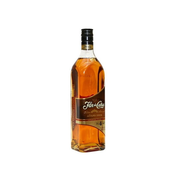 Pack de 12 Ron Gold 4 años Flor de caña de 750ml Flor de caña Gold ...