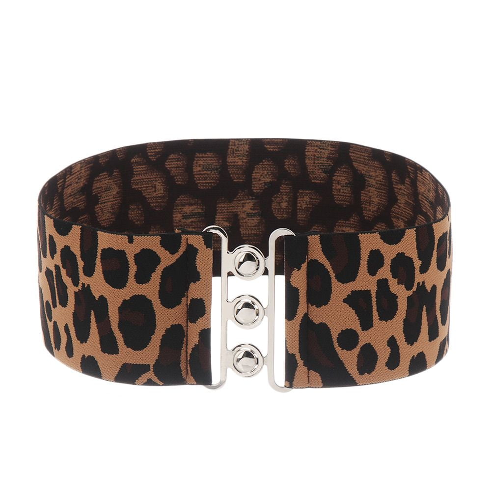 Animal Print Stretch Belt