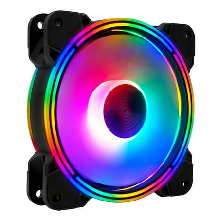 Mirror wind COOLMOON 12cm PC Case Cooling Fan Quiet Large 4 Pin LED ...