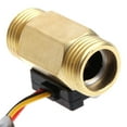 Sinyiin G1/2" Hall Effect Water Flow Sensor Switch Meter Flow Meter ...