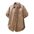 Namayuj Shiny Metallic Textured Short Sleeve Shirts for Men Spread ...