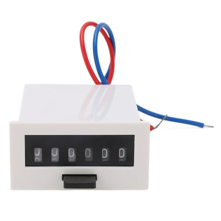 Electronic Pulse Counter,Electromagnetic Counter 6 Digit ...