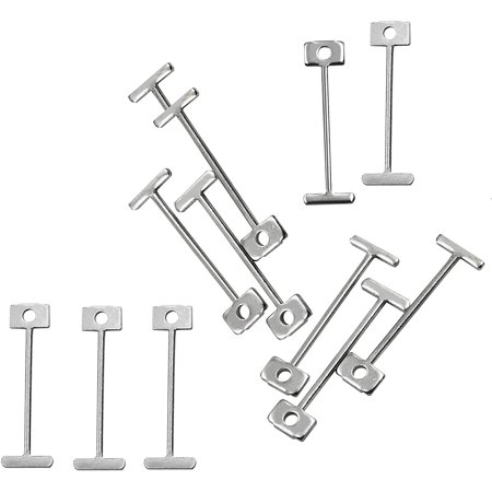 NETSENGTile leveler steel pin galvanized sheet I-shaped pin (Silver ...