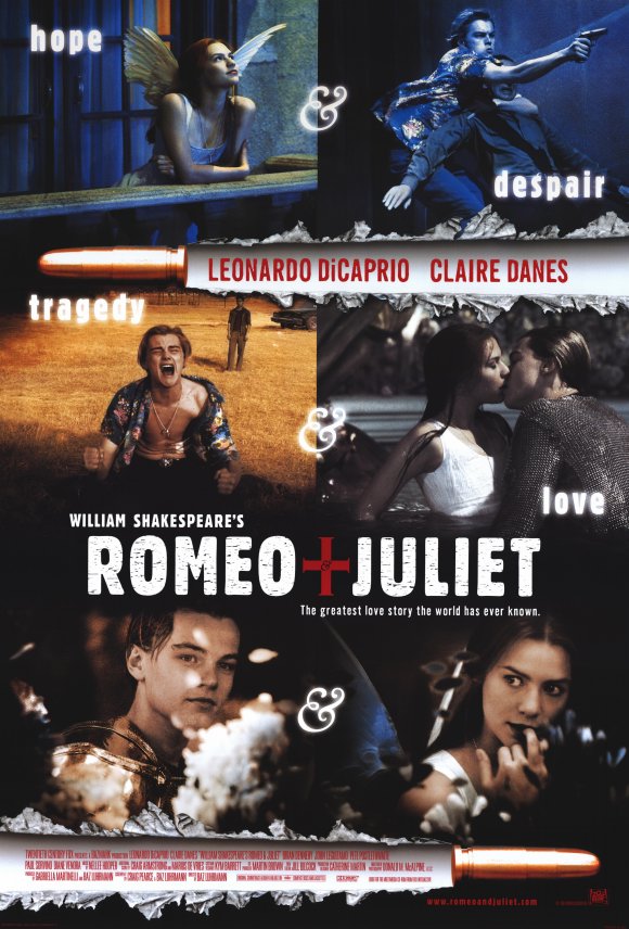 William Shakespeare's Romeo & Juliet (1996) 11x17 Movie Poster ...