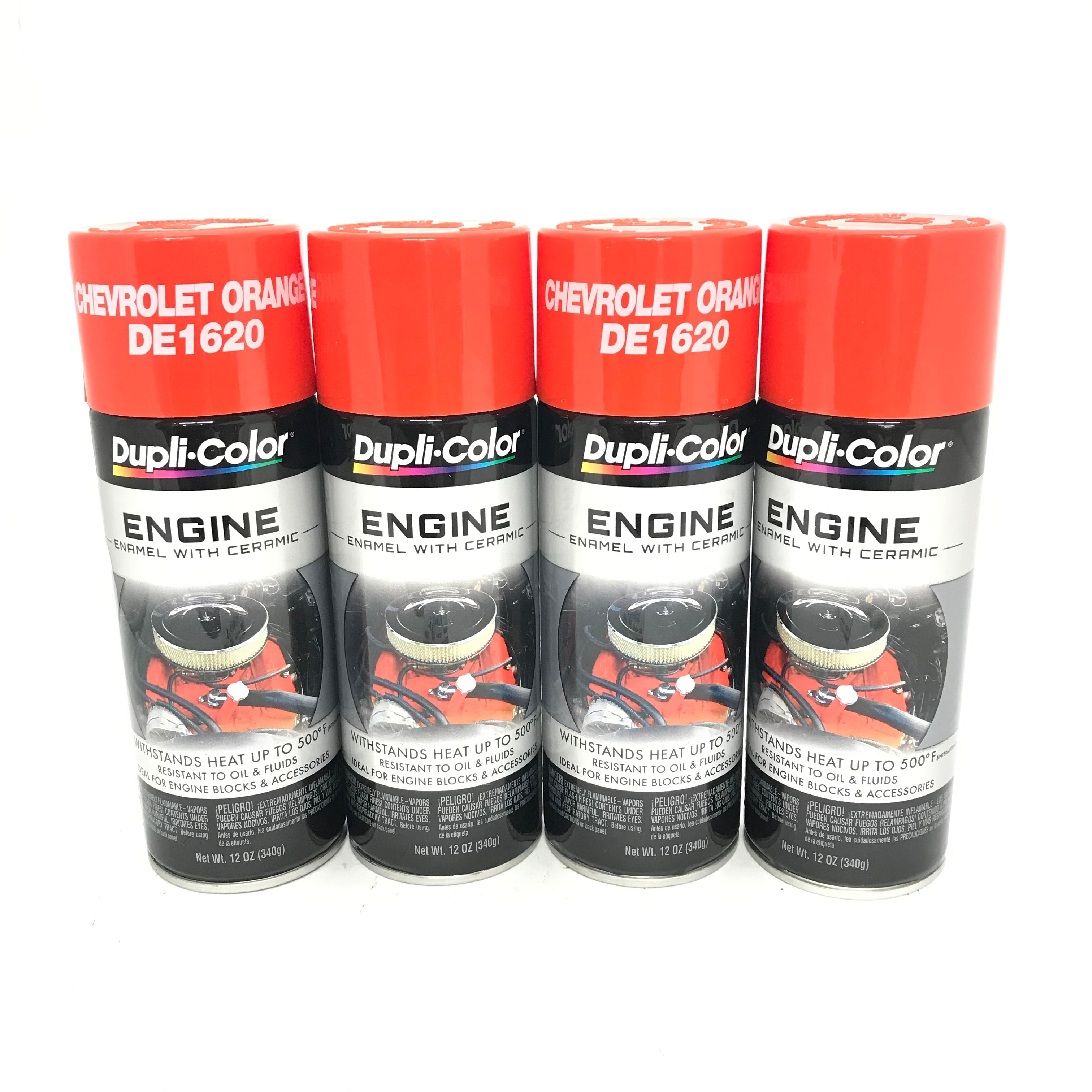 Duplicolor DE1620 - Engine Enamel Chevrolet Orange Color With Ceramic ...
