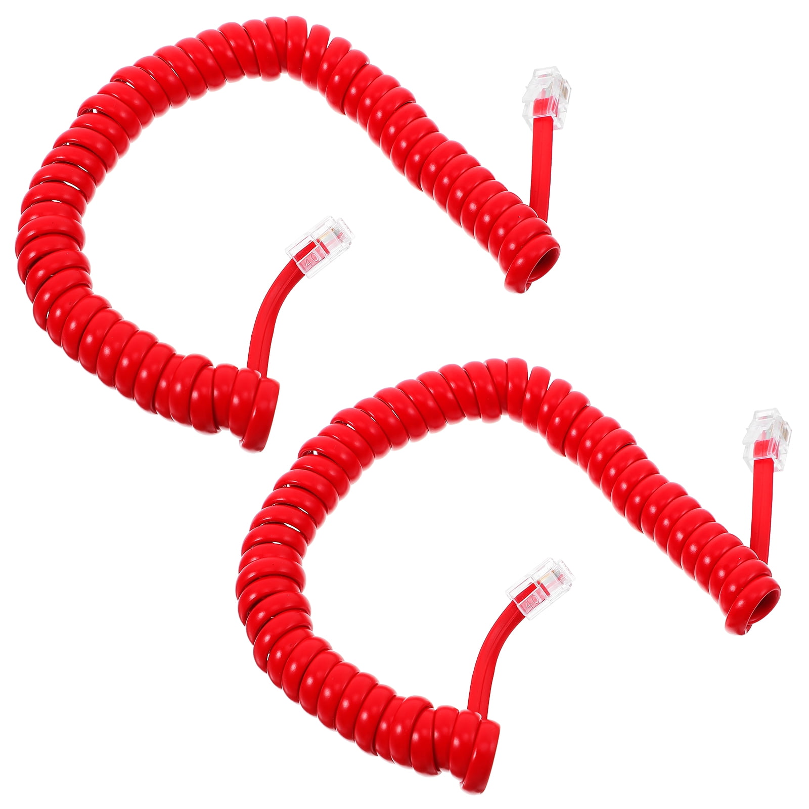 Click here for Fomiyes 2pcs Coiled Phone Cords Landlines Phone Co... prices
