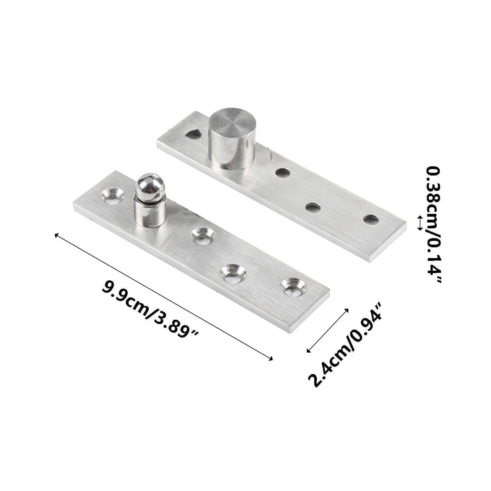 180-degree Stainless Steel Rotating Shaft Wooden Door Upper And Lower ...