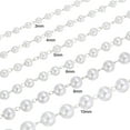 Uxcell 5m/16 Feet Faux Pearl Beading Chain with Spool, 5mm Brass Chain ...