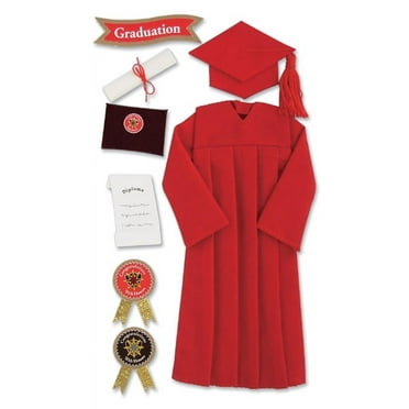 Jolee's Boutique Dimensional Stickers: Cap & Gown - Walmart.com