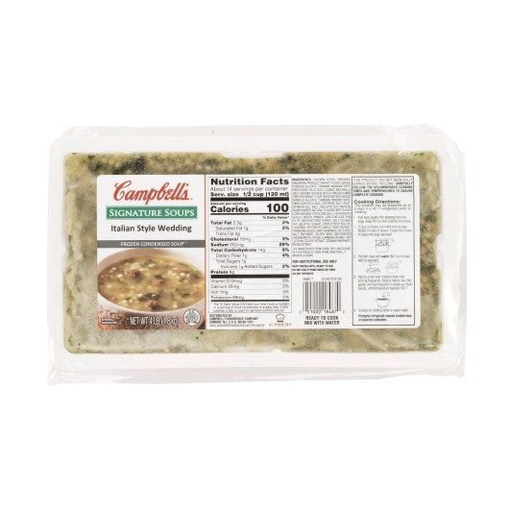 Campbells Signature Italian Style Wedding Soup, 4 Pound -- 3 per case ...