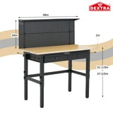 Dextra 48’’ Work Benches for Garage Work Table with Power Outlets ...