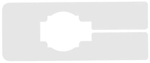 Clothing Rack Rod Blank Rectangular Dividers 20 Blank Rectangular Size ...