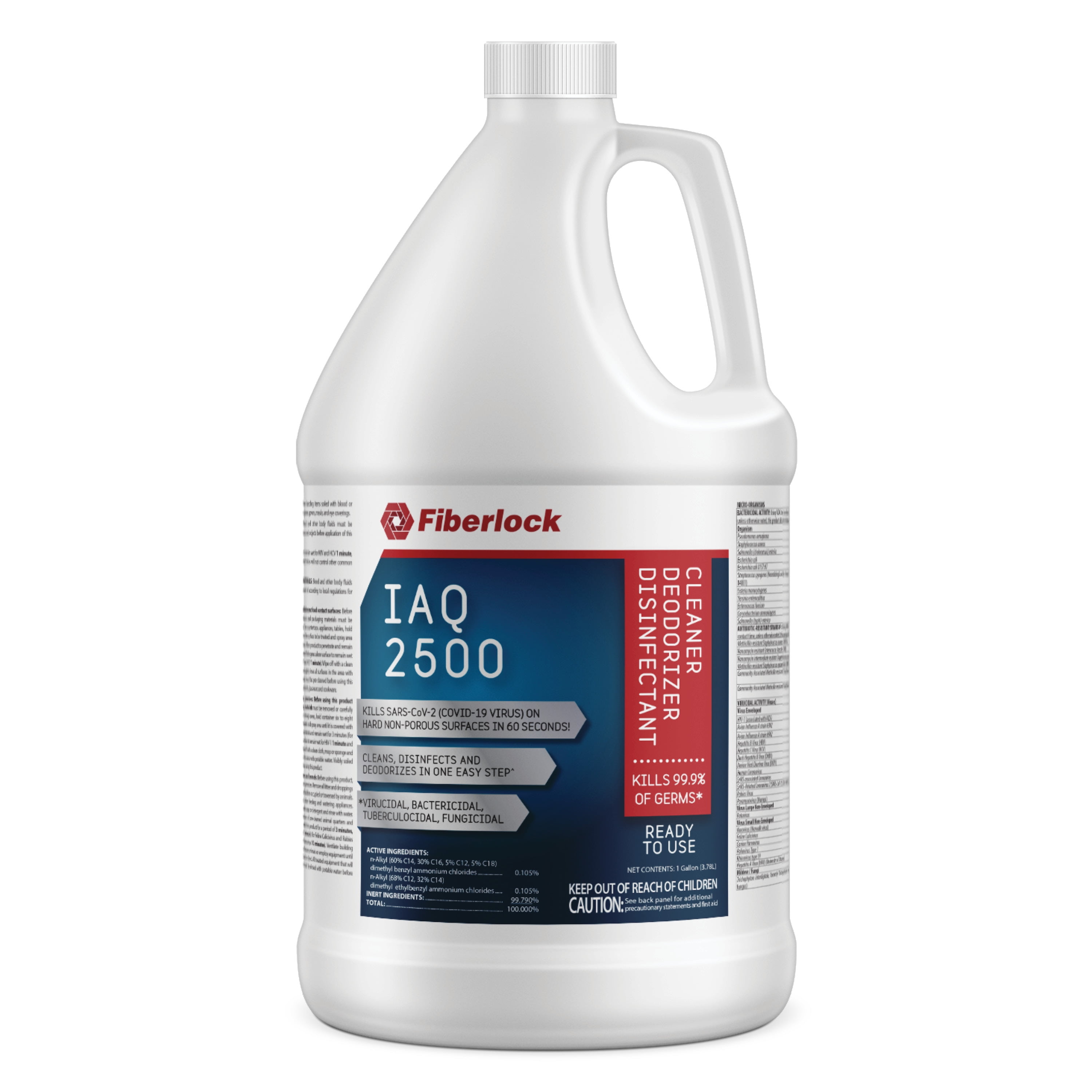 Fiberlock IAQ 2500 Disinfectant & Fungicide Cleaner - Walmart.com