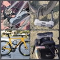 Bike Locks Heavy Duty Anti Theft,Combo Bike U Lock with 2 Keys,18mm ...