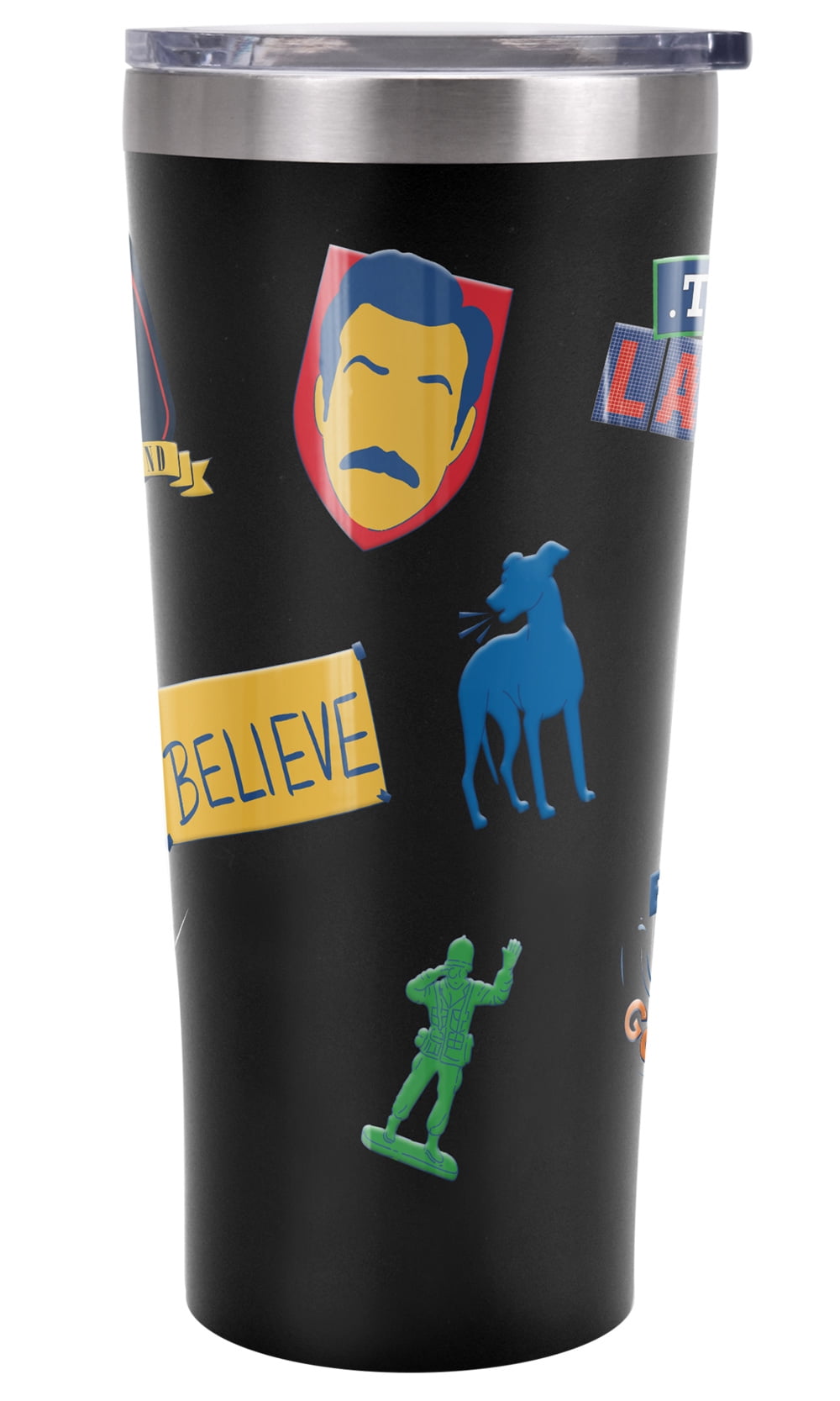 Ted Lasso Official Ted Lasso Collage 20 Oz Travel Tumbler Stainless Steel Vacuum Insulated
