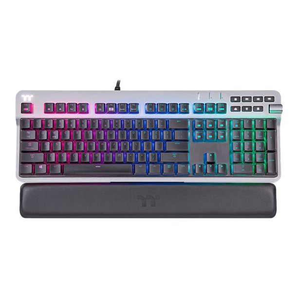 Thermaltake ARGENT K6 RGB - Keyboard - backlit - USB - key switch ...