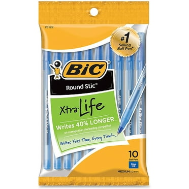 BIC, BICMRCP2BK, Easy Glide 1.0mm Ball Pen Refills, 2 / Pack - Walmart.com