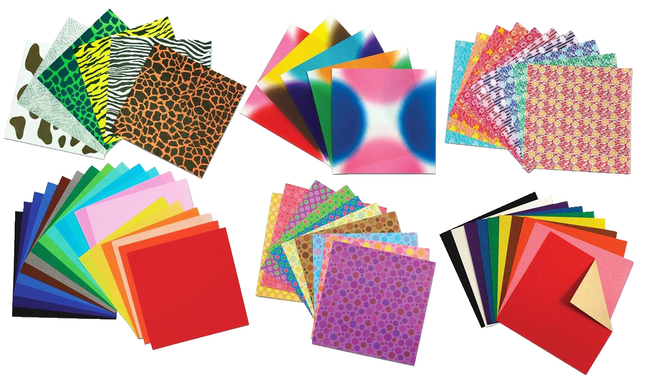 Sax Origami Paper School Pack, Assorted Patterns and Colors, 269 Sheets ...