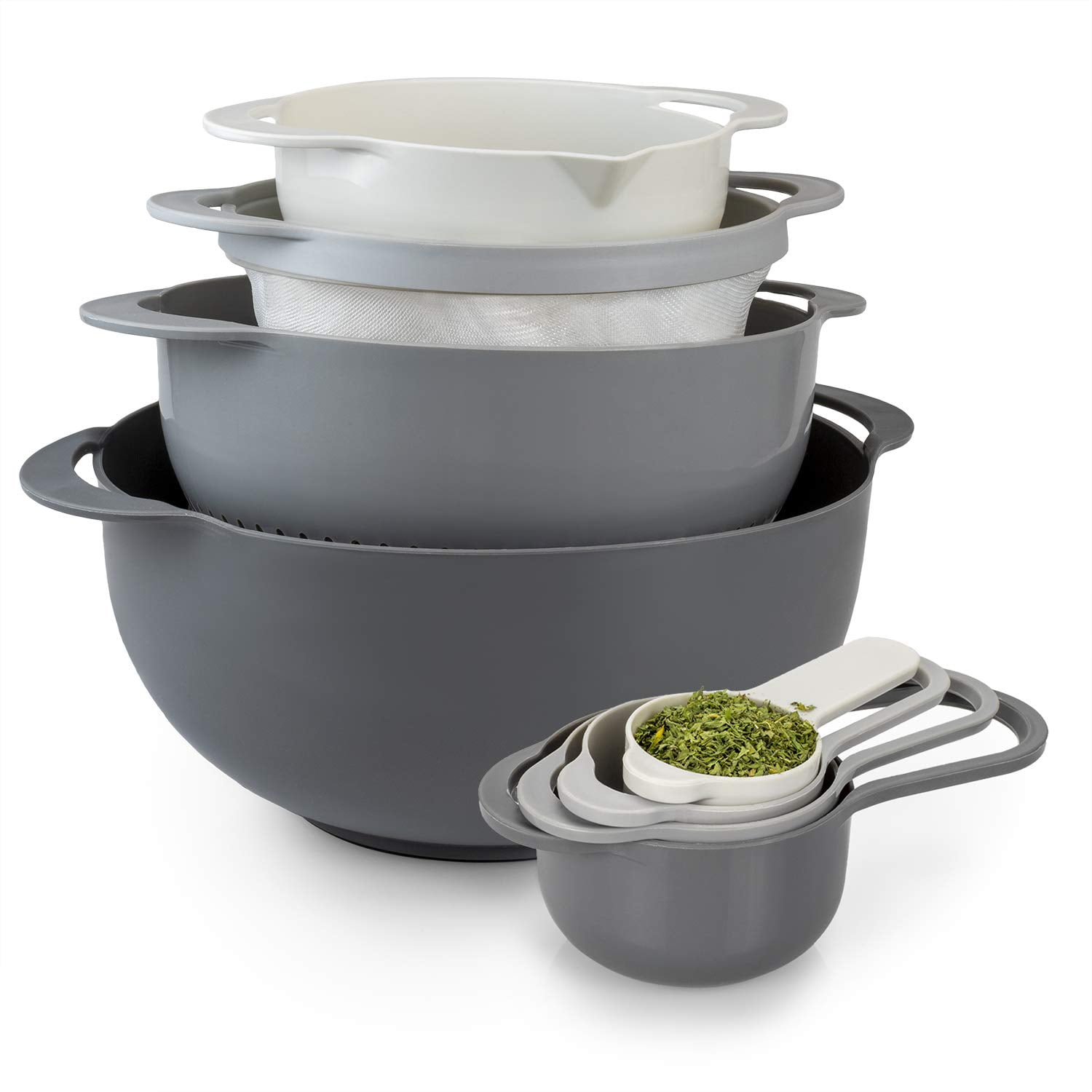 Cook With Color 8 Piece Nesting Bowls With Measuring Cups Colander And cook-with-color-8-piece-nesting-bowls-with-measuring-cups-colander-and