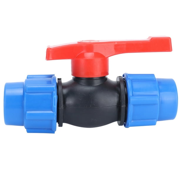 Válvula Válvula de bola de polietileno Accesorio de compresión Accesorio de compresión para ...