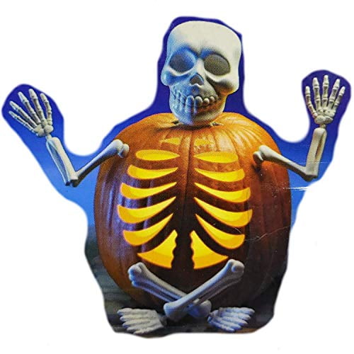 Buy Funny Bones Skeleton Pumpkin Carving Kit with Rib Cage Pattern ...