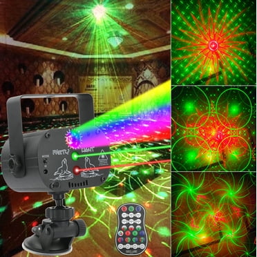 DJ Disco Stage Party Lights, LED Sound Activated Light RGB Flash Strobe ...