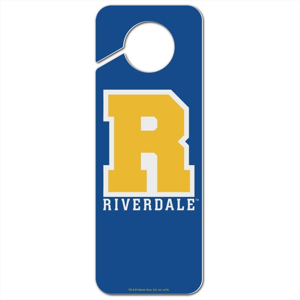 Riverdale Varsity Letter Plastic Door Knob Hanger Sign - Walmart.com