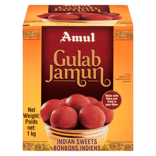 Amul Gulab Jamun - Indian Sweet, 1Kg (16 Pieces) - Walmart.ca