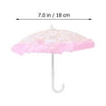 5pcs Mini Scene Umbrella Miniature Lace Parasol Crafts DIY Decoration ...