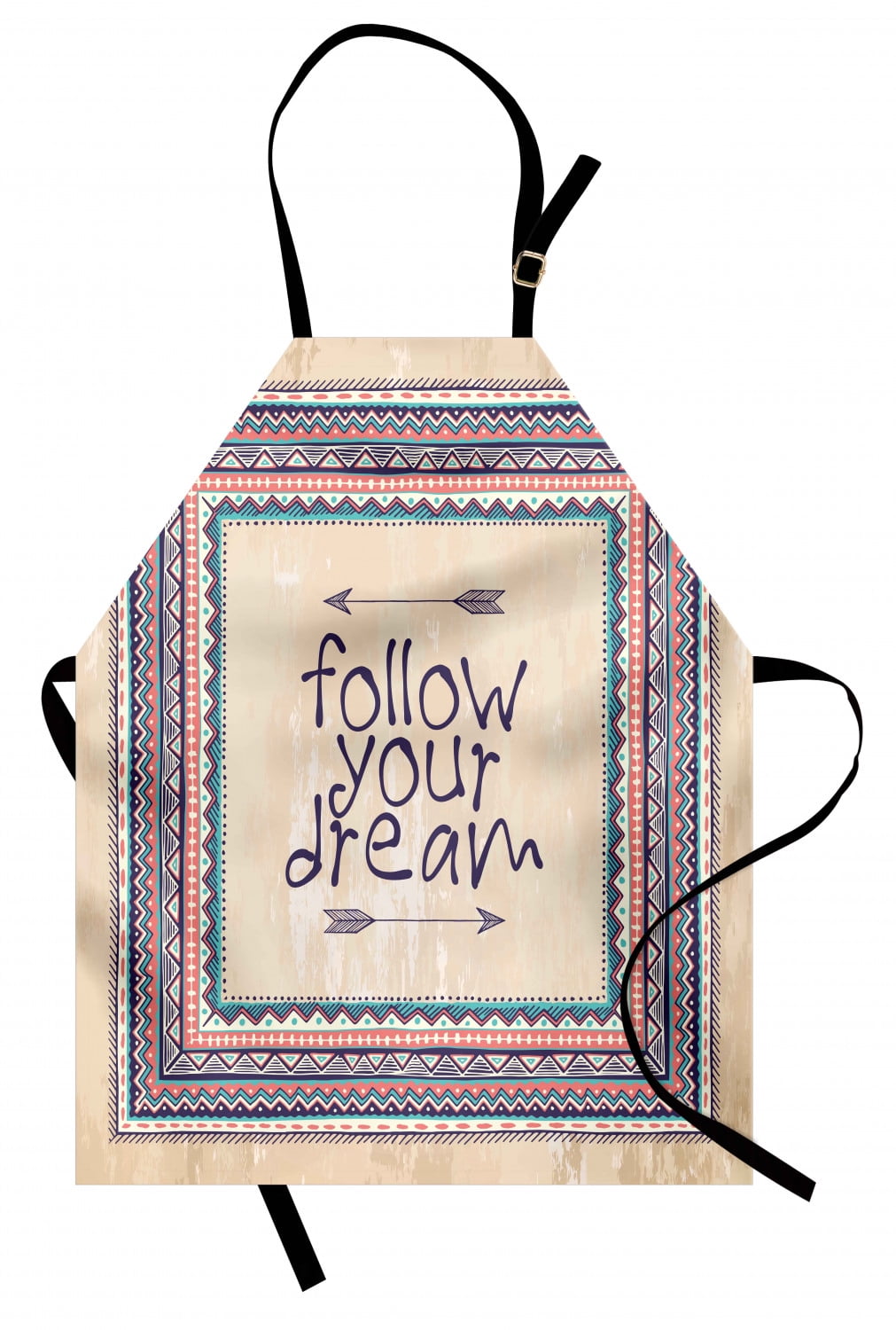 Tribal Apron Inspirational Quote Follow your Dream and Arrows Aztec ...