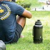 TAL Stainless Steel Zeus Water Bottle 3 Liter, Black - Walmart.com