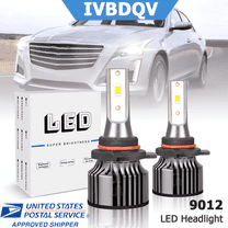 For Ford Taurus 2013-2018 LED Headlights 9012/HIR2 High Low Beam Bulbs ...