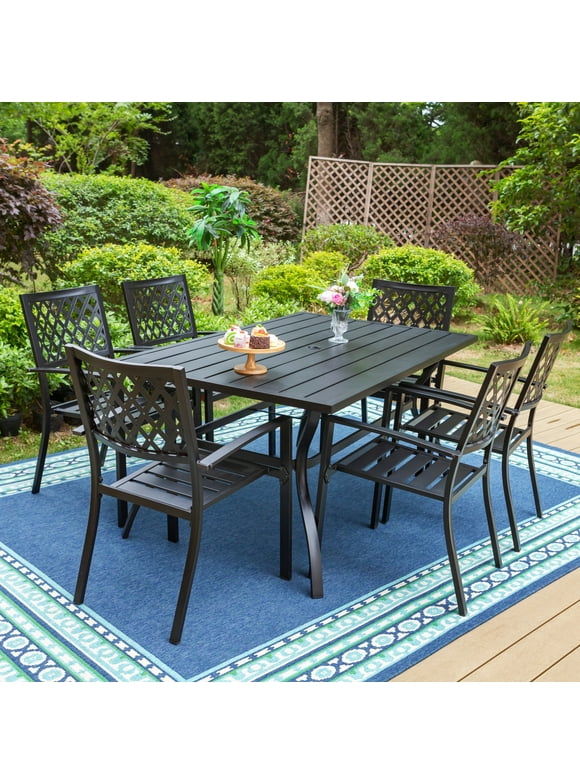7 Piece Patio Dining Set in Patio Dining Sets - Walmart.com
