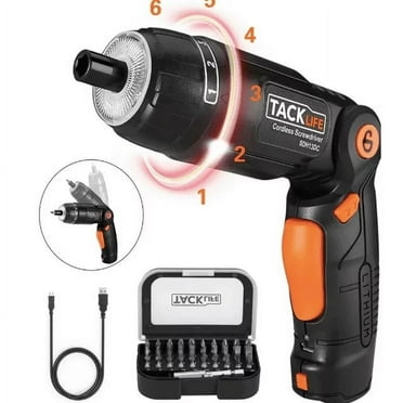 HART 4-Volt Rechargeable Screwdriver with Philips and Slotted Bit ...