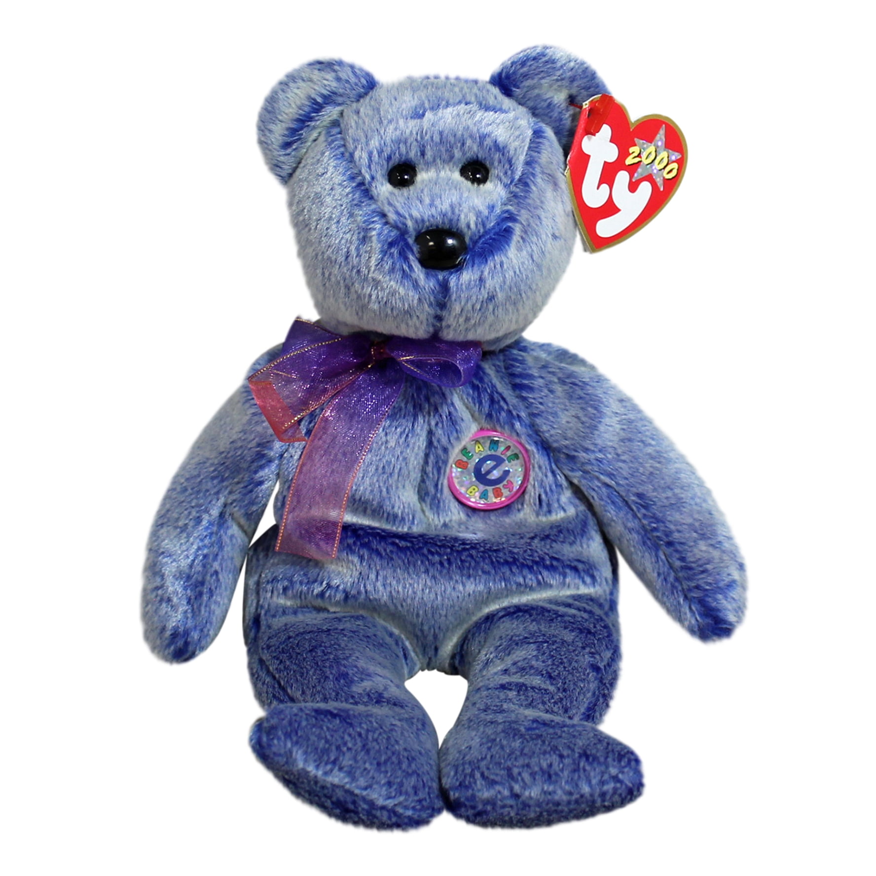 Ty Beanie Baby: Periwinkle the Bear | Stuffed Animal | MWMT - Walmart.com
