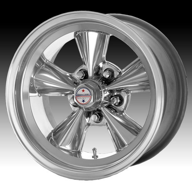 American Racing VNT71R 17x9 5x4.75" +0mm Polished Wheel Rim 17" Inch ...
